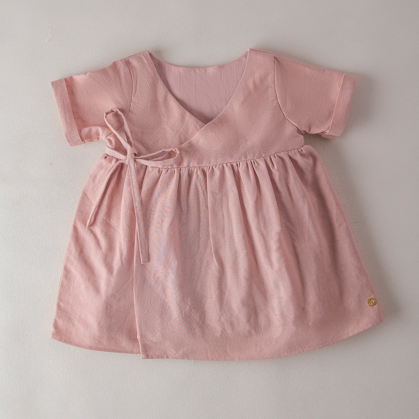 Wrapped In cotton linen dress – TheFirstFeather